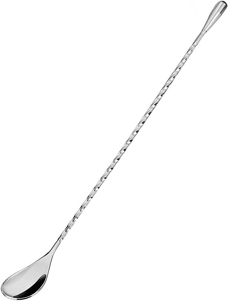 1 Piece Mixing Spoon Cocktail Spoon Stirring Spoon Iced Tea Spoon ...