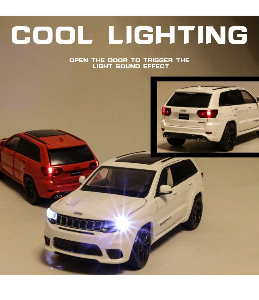 1:32 Jeep Grand Cherokee Trackhawk Model Car Diecast Toy Vehicle ...
