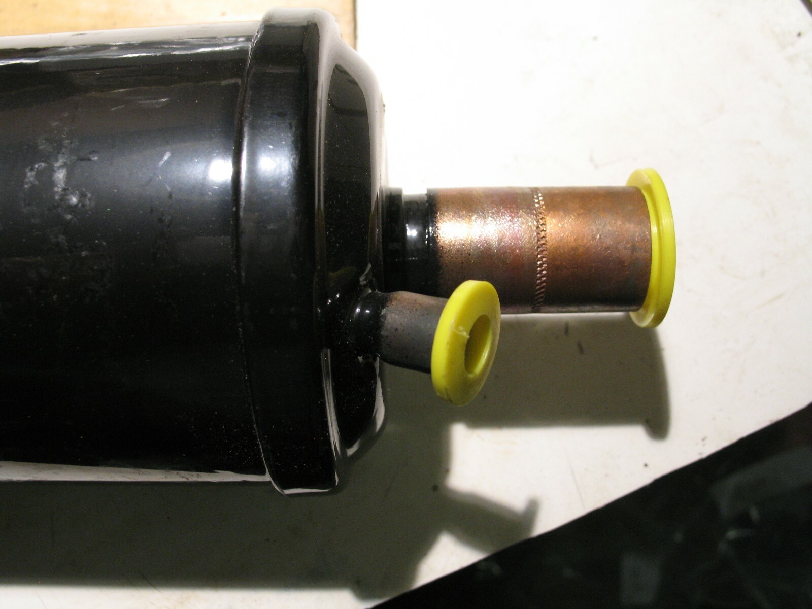 NEW PARKER PR35083-12-7C HEAT PUMP COMPENSATOR 66 CUIN 7/8"I/O 3/8"LIQ ...