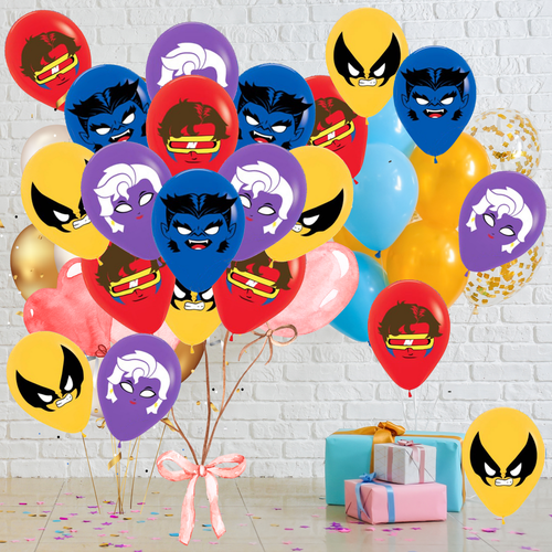 X MEN 97 wolverine balloon birthday party supplies favor centerpiece ...