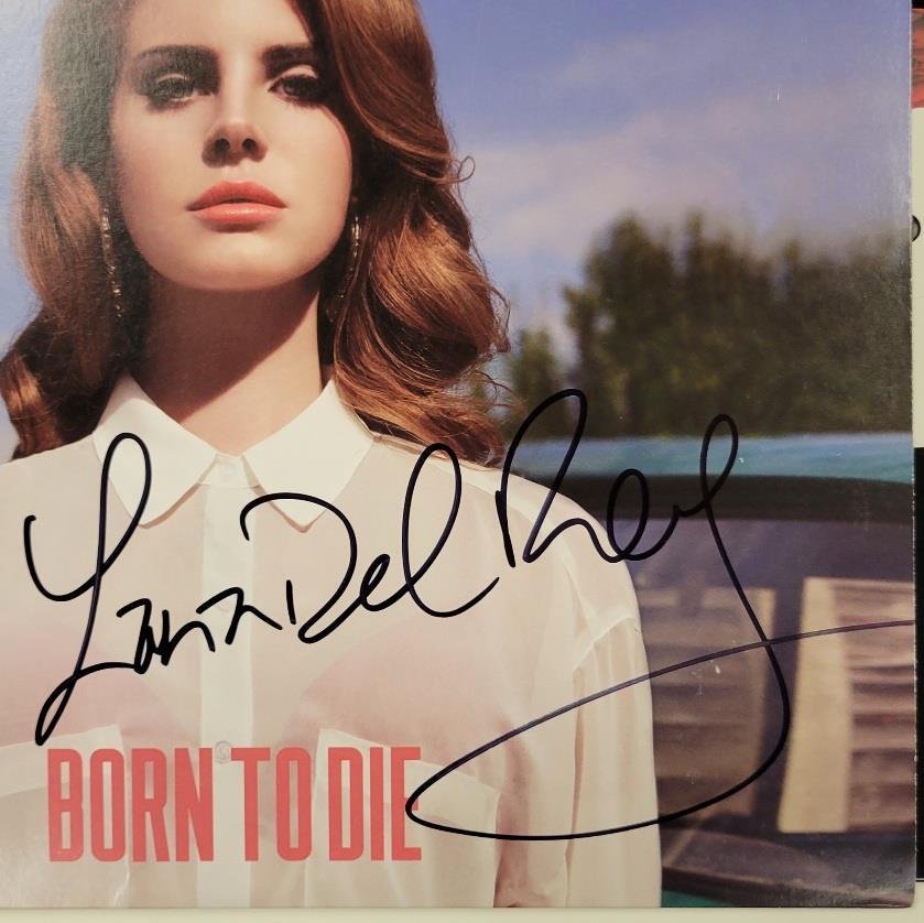 Lana Del Rey signed "Born to Die" Vinyl Record Cover Album autograph (A ...