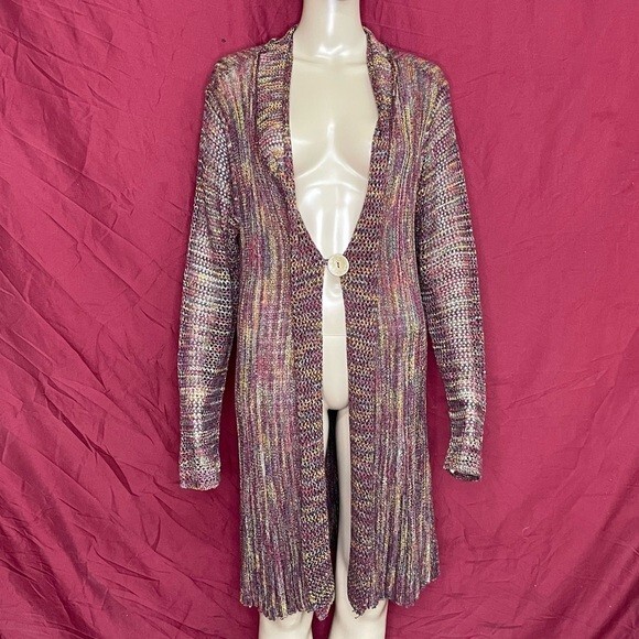 Krazy Kat Long Pleated Net Cardigan XXL | eBay