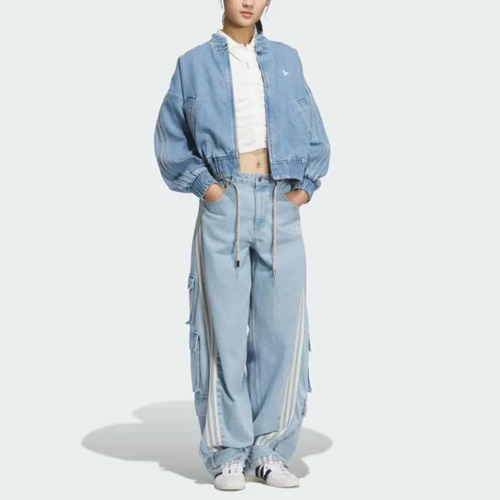 Adidas Originals CNY Year of Snake Jacket Women's Denim Blue JZ9924 | eBay