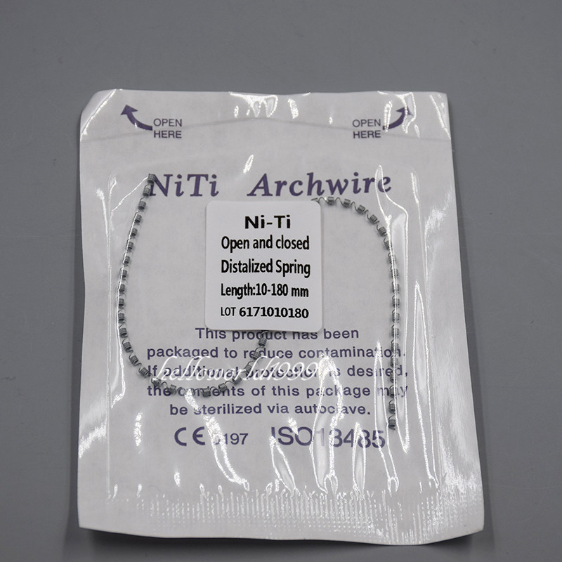 5 Packs 0.010-180mm Dental NITI Open & Closed Distalized Spring ...