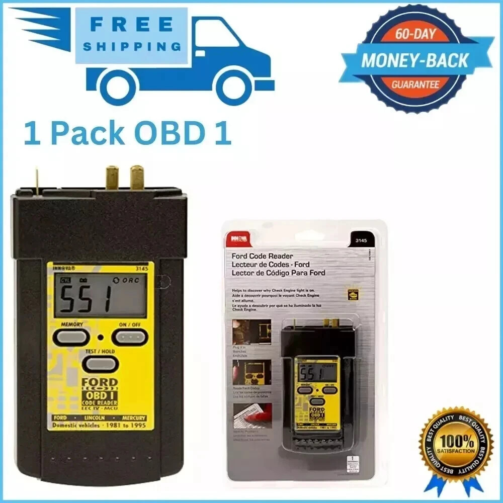 Code Reader Scanner OBD1 Trouble Codes Read MCU Electronics Ford Check ...