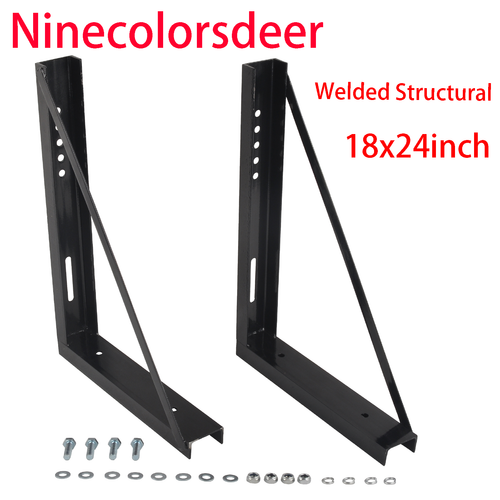 18x24” Welded Structural Truck Tool Box Mounting Brackets Kit Black | eBay