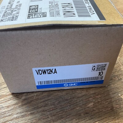 SMC VDW12KA, Compact Direct Operated 2 Port Solenoid Valve, New, No Box ...