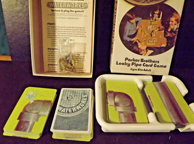 Waterworks Card Game Parker Brothers 1972 + Bonus Parts Game | eBay