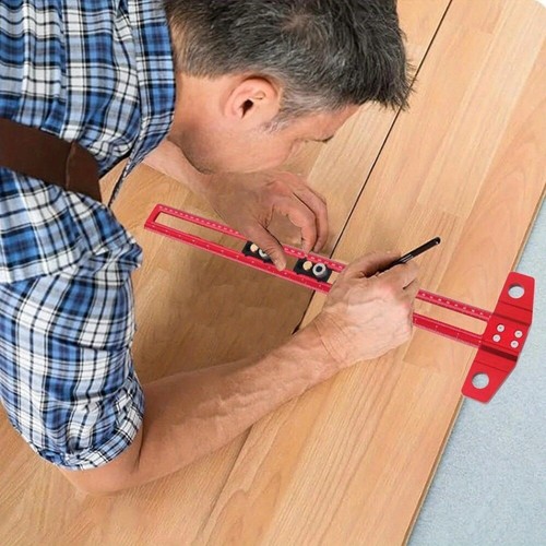 Double Scale Multipurpose T Square Ruler Professional Marking Ruler ...