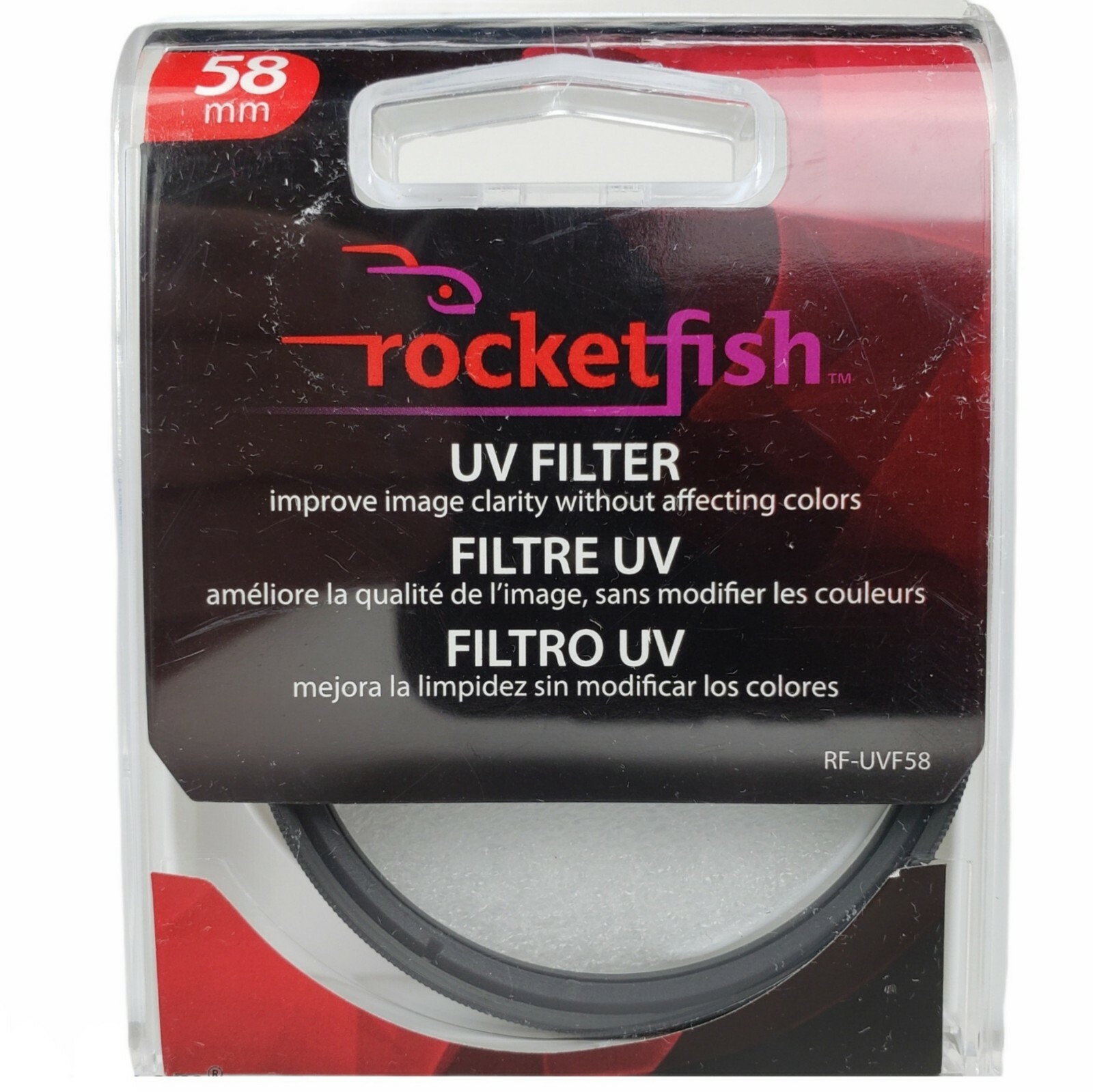 Rocketfish UV Filter 58mm for Cameras and Camcorders Rf-uvf58 for sale ...