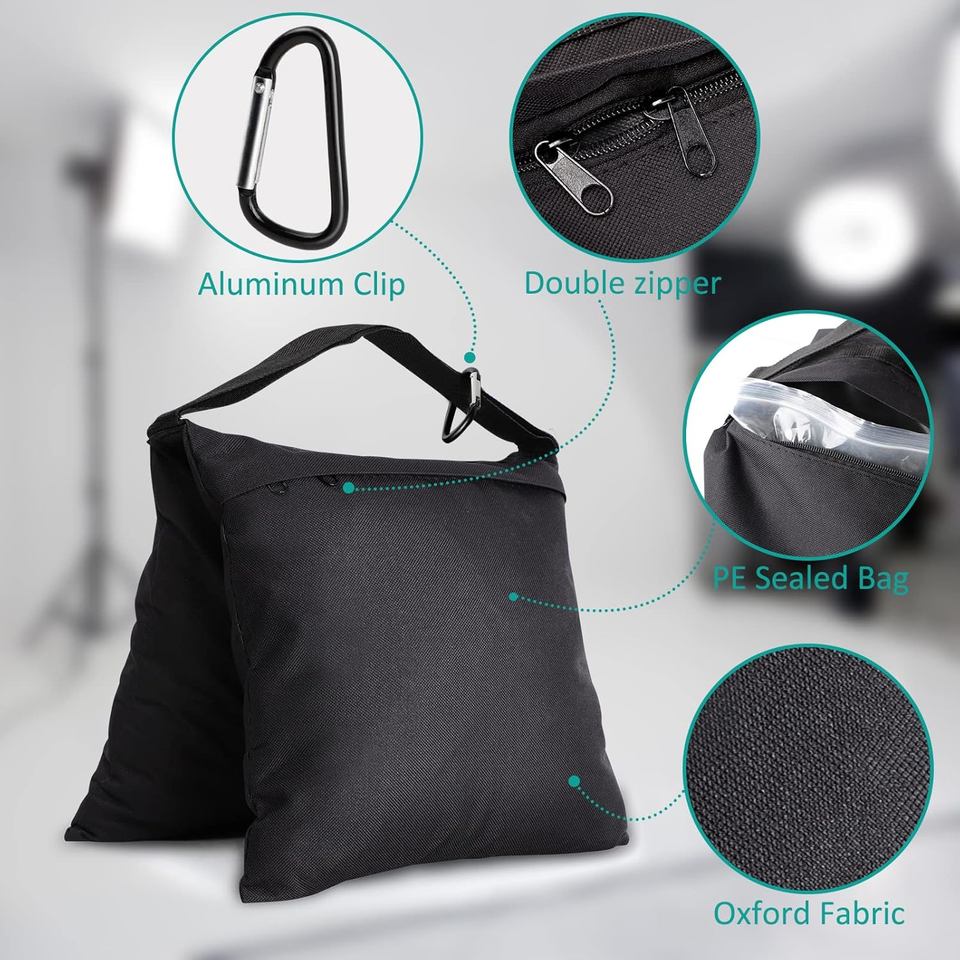 2 Packs Sandbags Weight Bags for Light Stand Photography Video Support ...