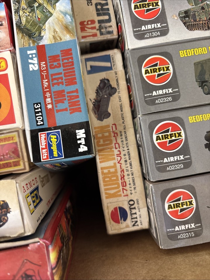 Airfix Tiger, 1:76 1:35 Plastic Model Tank Kit Lot Of 35 Tanks PST ...