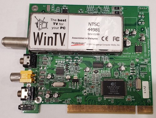 WinTV PC TV Tuner Card | eBay