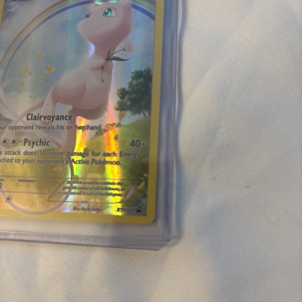 Mythical Mew XY110 FULL ART Black Star Promo HOLO Rare Pokemon Card LP ...