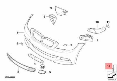 Genuine BMW Hybrid E90 E91 F30 F31 F35 316d 316i 316Li Blind Rivet ...