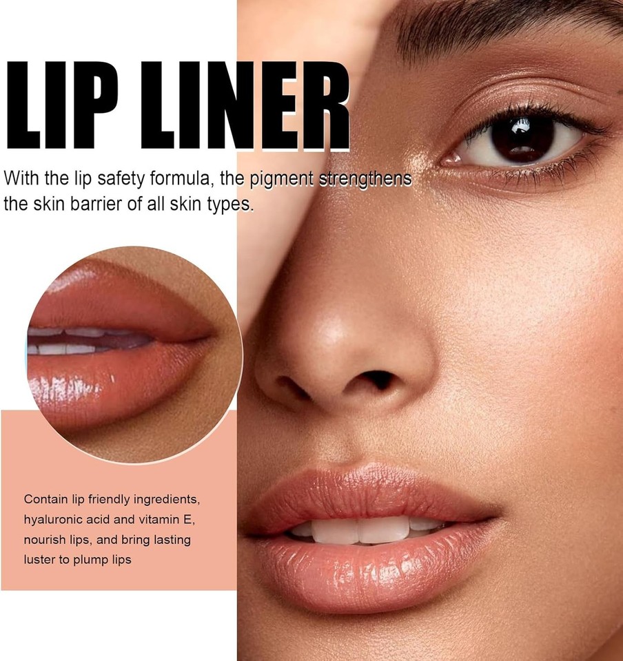 Peel Off Lip Liner Stain, Long-Lasting Lip Stain Peel Off, Easy Peel ...