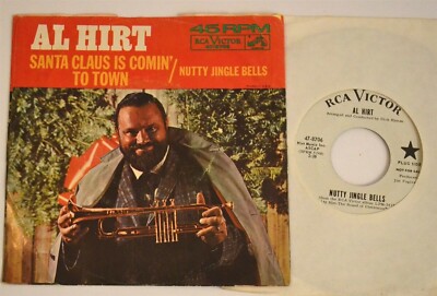 PROMO CHRISTMAS 45 Al Hirt RCA 8706 Santa Claus is Comin Nutty Jingle ...
