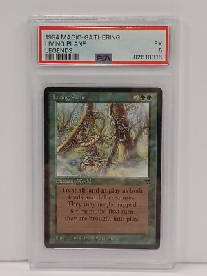1994 MTG Magic the Gathering Legends Living Plane English PSA EX 5 | eBay