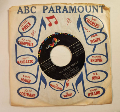 Ray Charles Take These Chains From My Heart 7" Vinyl 1963 ABC 45-10435 ...