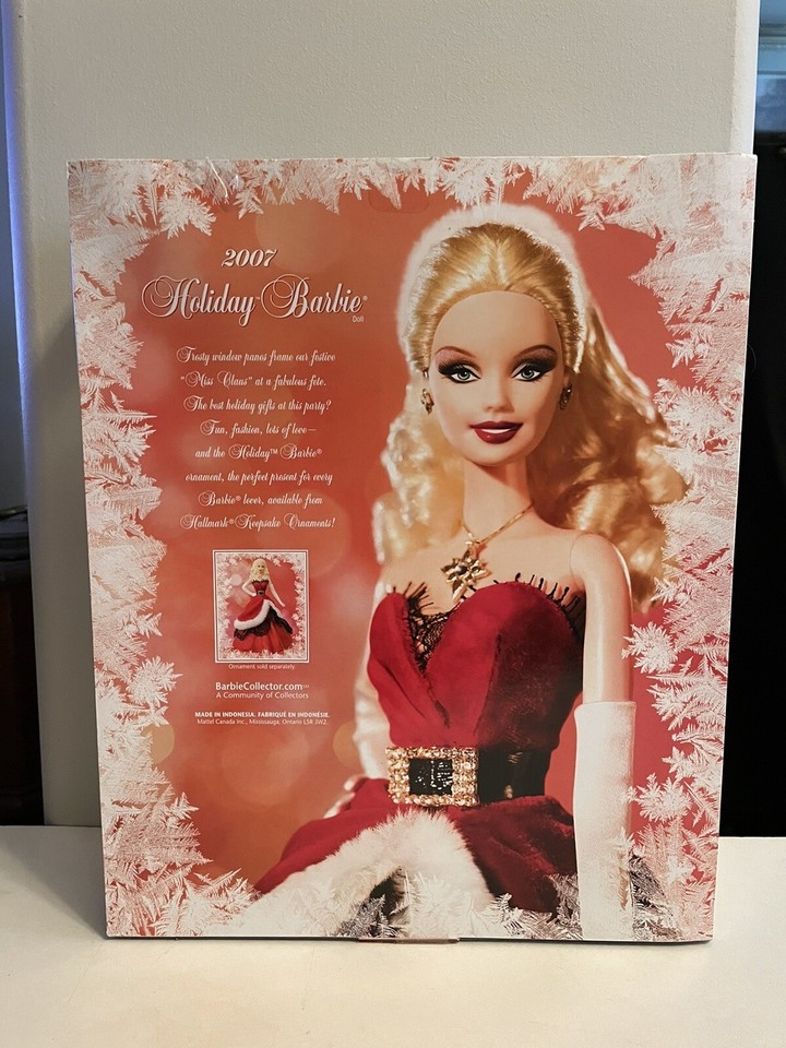 BARBIE ULTRA RARE COLLECTOR EDITION HOLIDAY BARBIE 2007 DOLL MINT ...