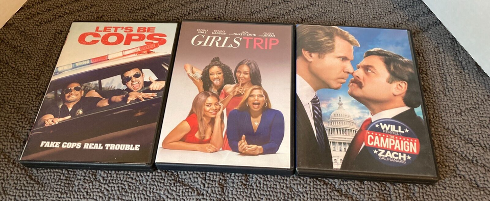 Comedy Movies DVDs, rated R and Unrated, Lot of 12, pre-owned, not ...