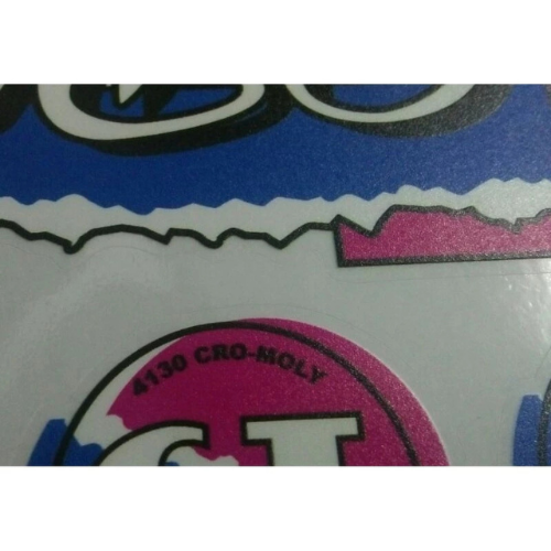 GT - Vertigo 1990 Power Series Old School Bmx Decal Transparent Sticker ...