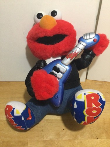 1998 Rock and & Roll Elmo Fisher Price Sesame Street Tested Working ...