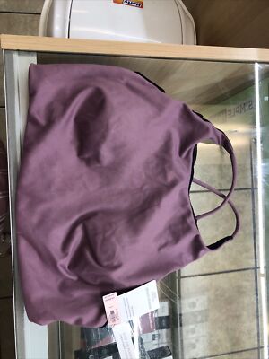 Victorias Secret Bralette Sports Bra Minimum Support Large Purple | eBay