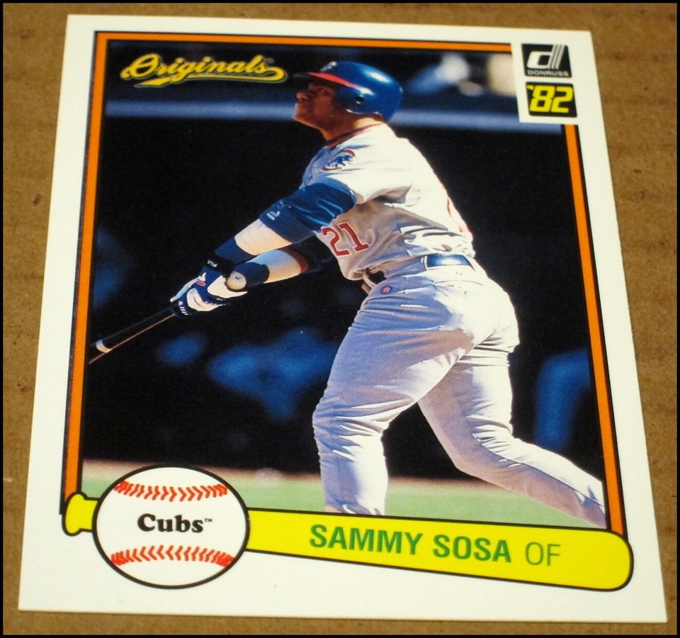 2002 Donruss Originals Sammy Sosa Baseball Card #74 Chicago Cubs NRMT ...