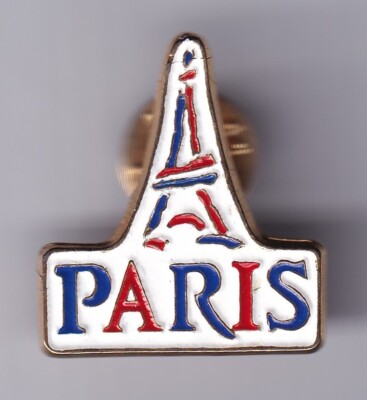 RARE PINS PIN'S .. TOURISME ART TRICOLORE FLAG TOUR EIFFEL TOWER PARIS ...