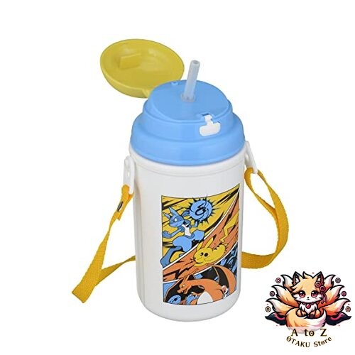 NEW Pokemon Water Bottle with Straw Battle Start Pokémon Center ...
