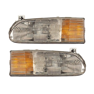 Headlights Front Lamps Pair Set for 95-97 Ford Windstar Left & Right | eBay