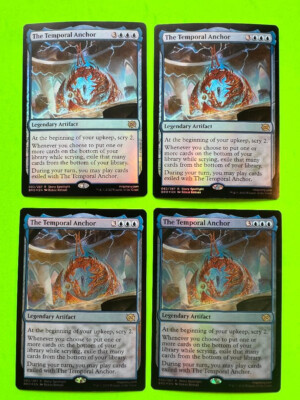 MTG The Brothers' War ( The Temporal Anchor ) **FOIL** Lot of 4 Cards ...