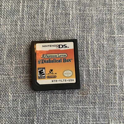 Professor Layton and the Diabolical Box (Nintendo DS, 2009) Cartridge ...