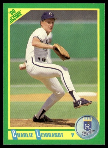 1990 Score #82 Charlie Leibrandt Kansas City Royals | eBay