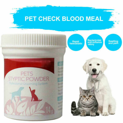 For Pets Dog Cat Bird Styptic Powder Claw Nail Wound Bleeding Blood ...