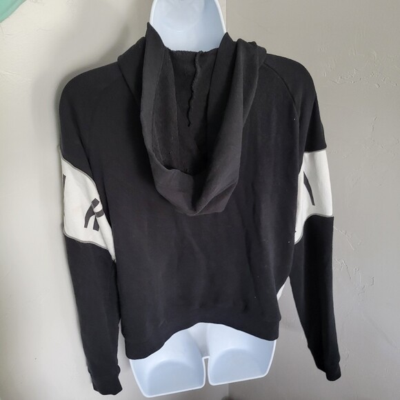 Pink Victoria's Secret VS Black Jacket White Colorblock Full Zip Hooded ...