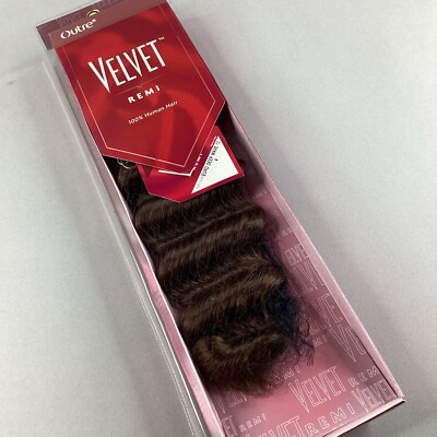 12” Euro Deep #4 Dark Brown Velvet Remi by Outre Human Hair Weft ...