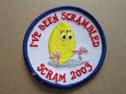Scram 2003 I've Been Scrambled Cloth Patch Badge Boy Scouts Scouting ...