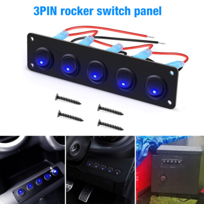 Rocker - Blue Rocker Switch