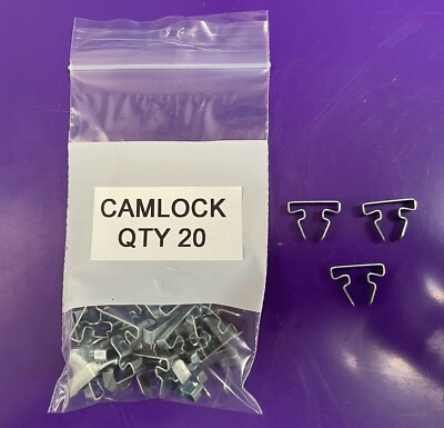 20 pk of 1/4 turn Metal Retainer Clip Fastener for Ballast Cover ...