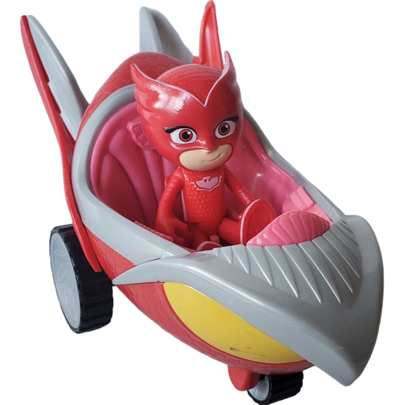 PJ Masks Turbo Blast Racers Owl Glider Car Owlette Red Action Figure ...