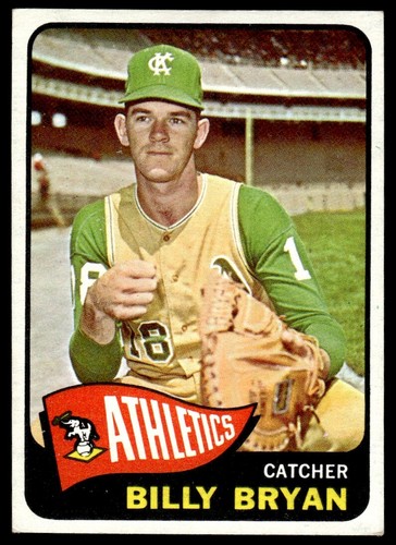 1965 Topps Billy Bryan Kansas City Athletics #51 | eBay