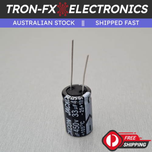 1Pcs 33uF 450V High Temp PCB Electrolytic Capacitor | eBay Australia