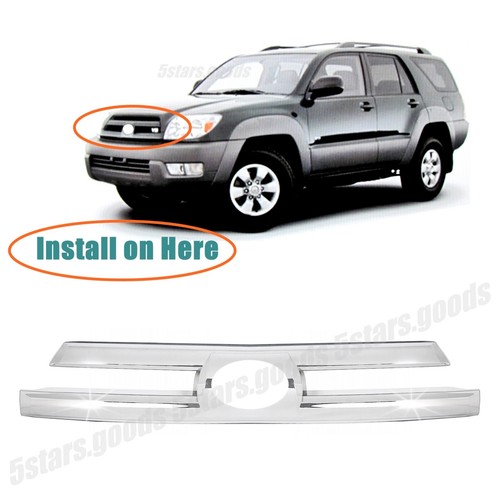 Chrome Front Center Grille Molding Cover Trim For 2003-2005 Toyota ...