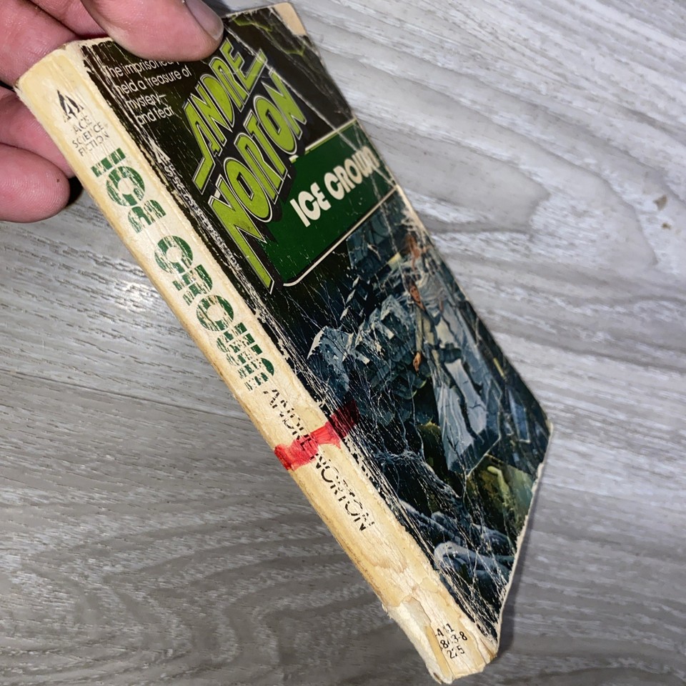 1980s (1970) Andre Norton ICE CROWN science fiction standalone novel ...