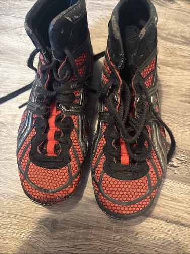 Asics Dan Gable Ultimate 2 Wrestling Shoes J900Y Red /Black Very Rare ...