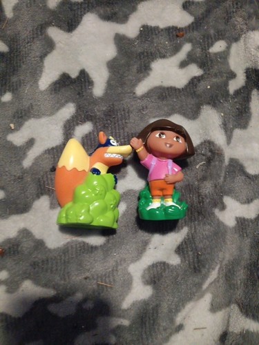 Dora The Explorer And Swiper Cake Toppers w/ base 2003 VTG 3" Mattel | eBay