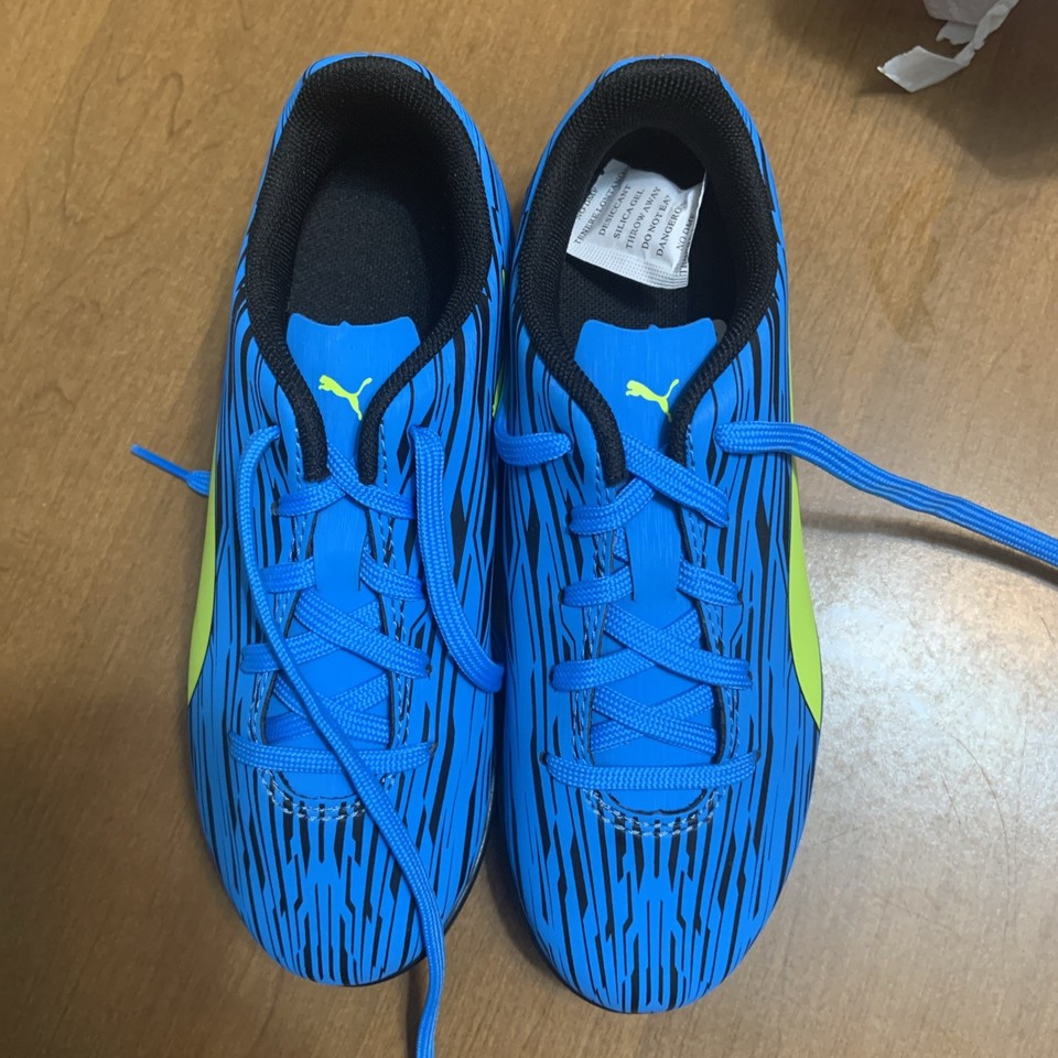 Puma Rapido III Soccer Shoe Ocean Dive-Yellow Alert Black 2C US Unisex ...