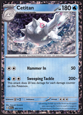 Cetitan 005/015 Holo McDonald's Promo 2023 Pokemon Card NM | eBay